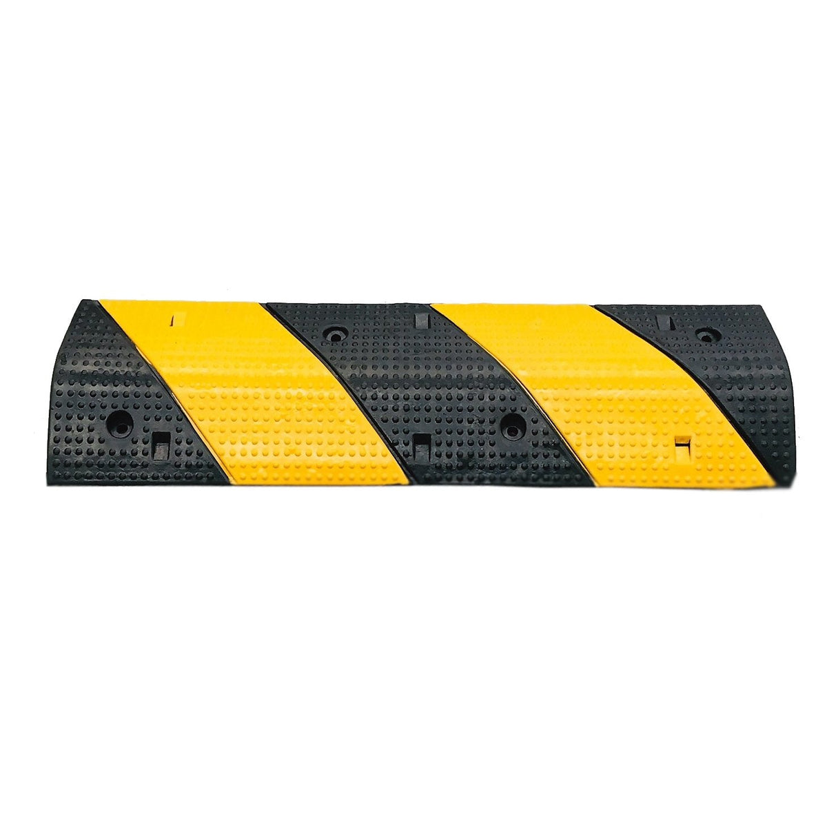 1m 2 Channel Rubber Speed Hump Cable Protector - Heavy Duty 15t Load ...