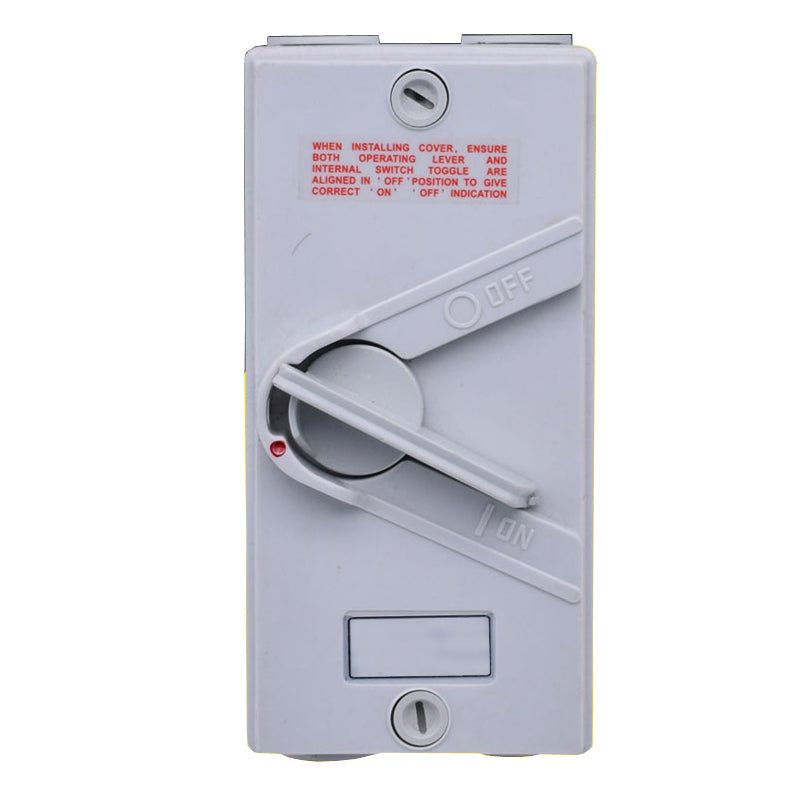 Electrical Isolator Switch 250V 35AMP Single Phase IP66 Waterproof ...