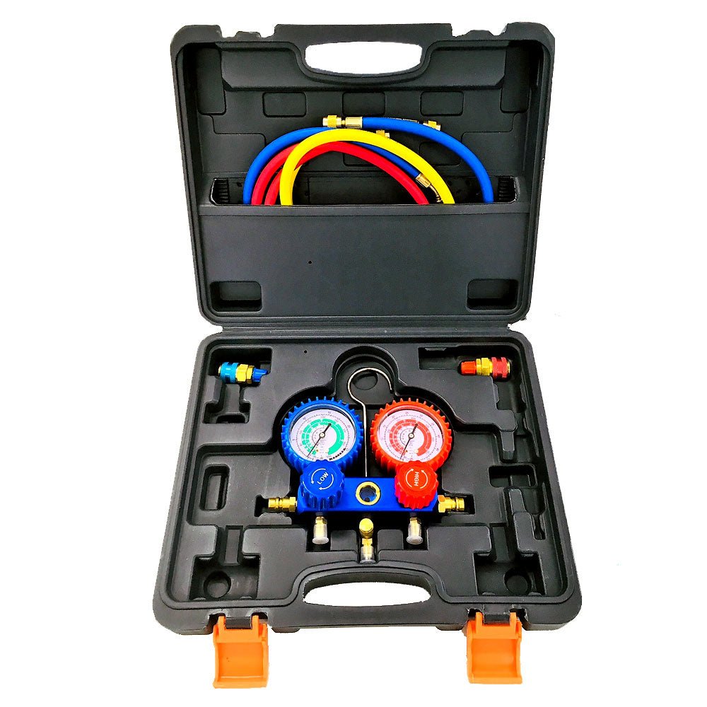 AC Manifold Gauge Tool Set R410A, R22, R134a, R407A - BUY ONLINE ...