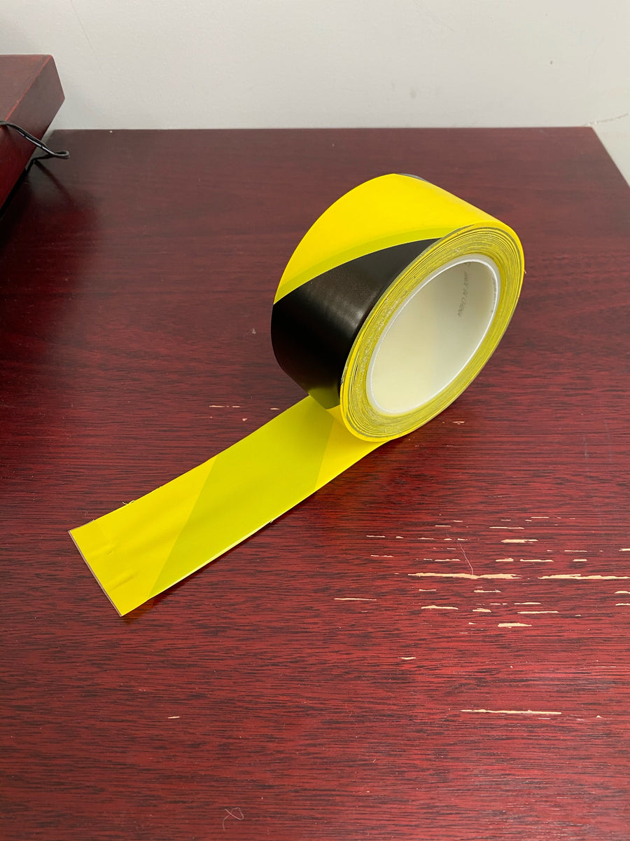 Safety Tape Black and Yellow 50mm x 33m – TradersOfOz